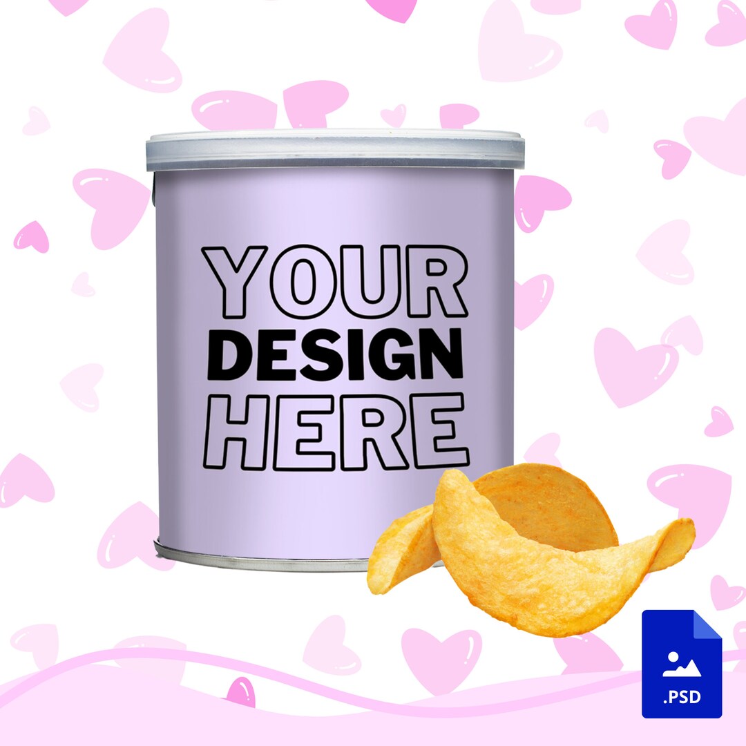Pringles Label Mockup / PSD File / Editable - Etsy