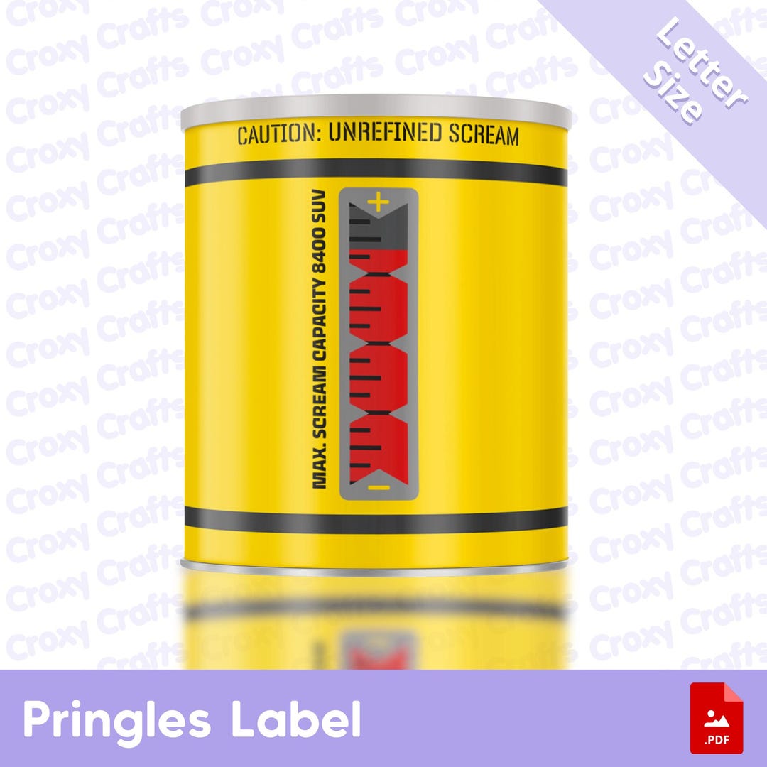 Shaker Label / Pringles Label / Favor Box for Party / Party Supplies ...