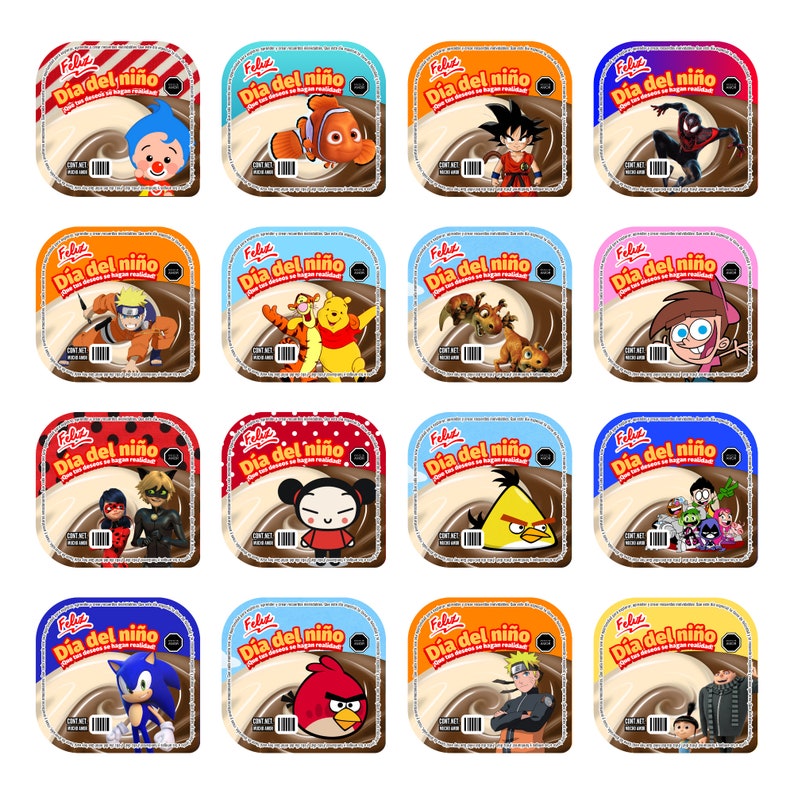 Mega Pack Labels for Giant Duvalin / 100 Designs / Children's Day - Etsy