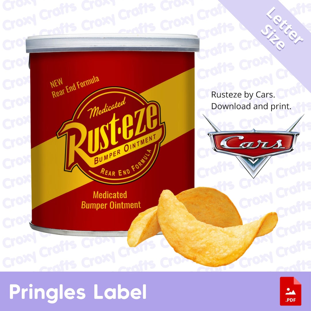 Label Pringles Rusteze / Cars / Party Decorations - Etsy