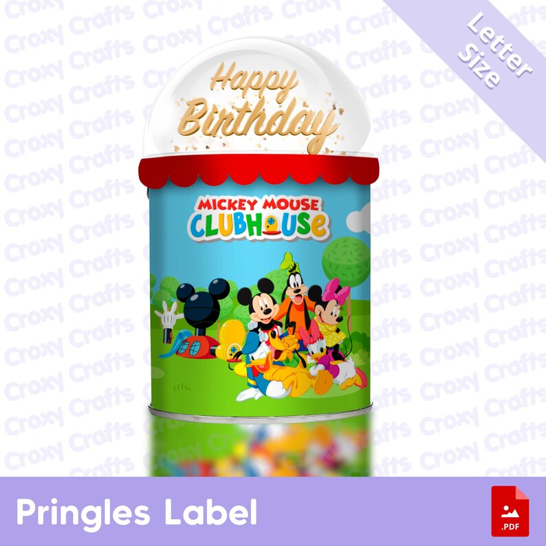 Shaker Label / Pringles Label / Favor Box for Party / Party Supplies ...