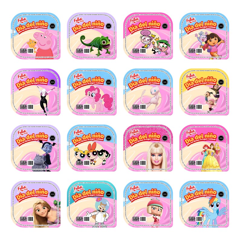 Mega Pack Labels for Giant Duvalin / 100 Designs / Children's Day - Etsy