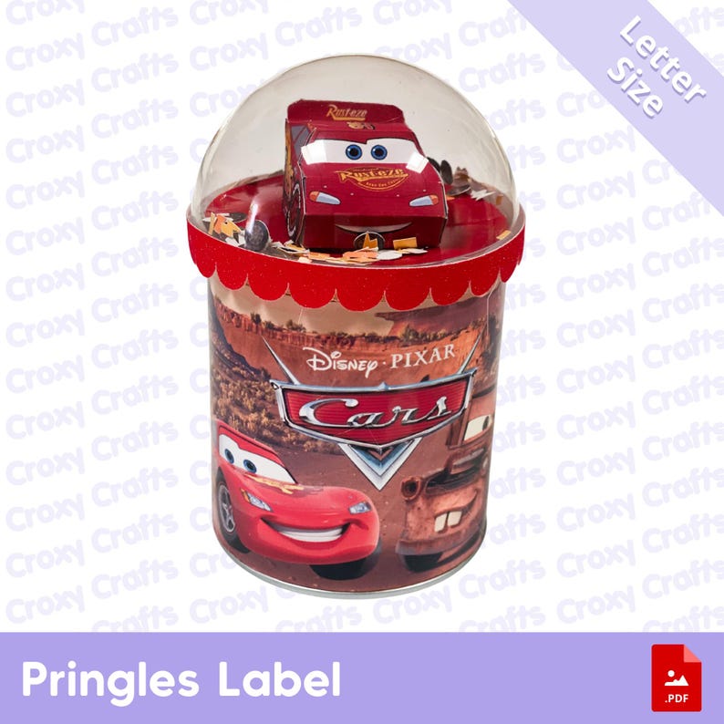 Shaker Cars / Pringles Label Cars Tow Mater Lighting Mcqueen / Favor ...