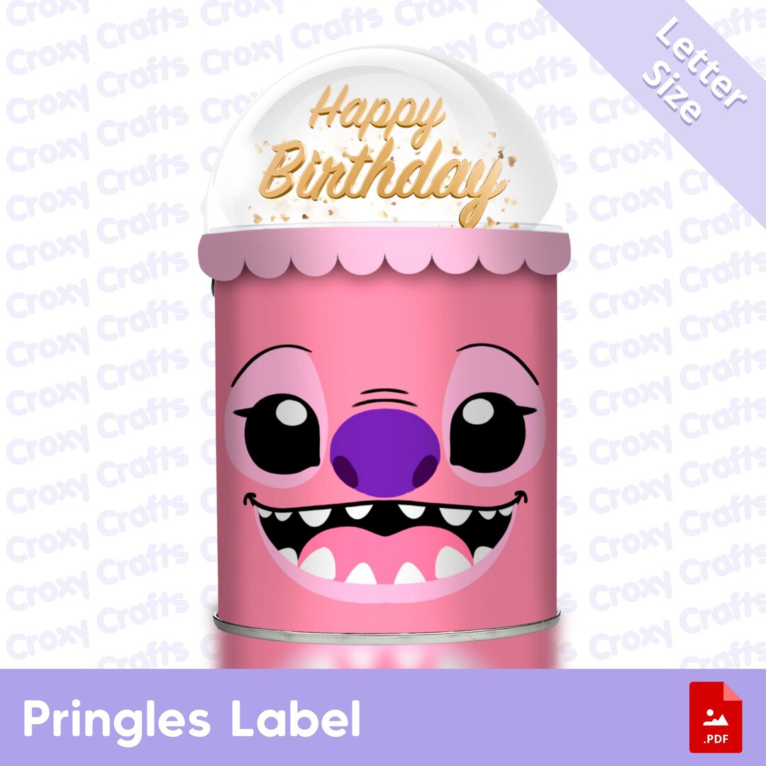 Shaker Label / Pringles Label / Favor Box for Party / Party Supplies - Etsy