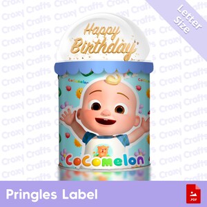 Shaker Label / Pringles Label / Favor Box for Party / Party Supplies - Etsy