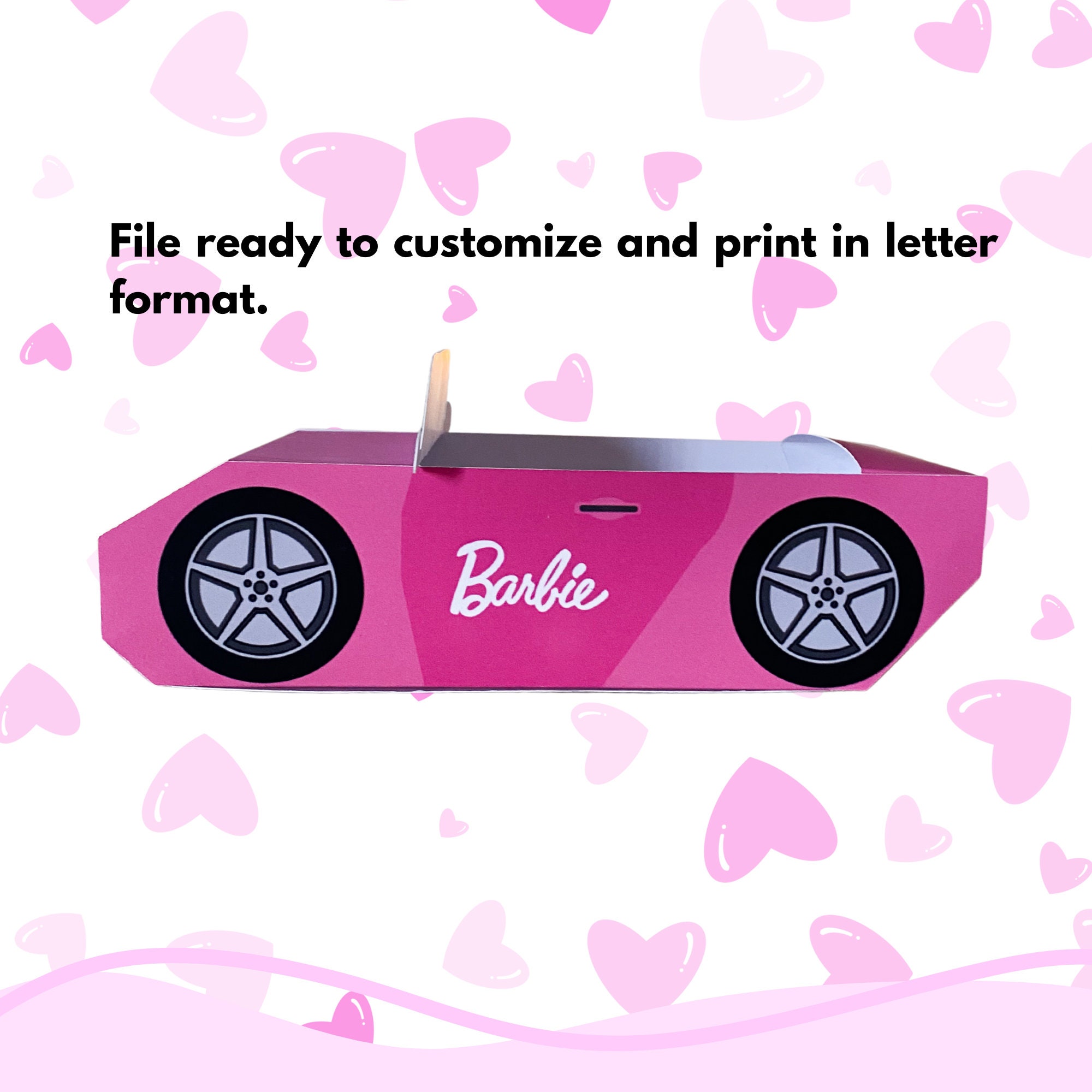 Barbie Car / Candybox / Printable / Papercraft - Etsy