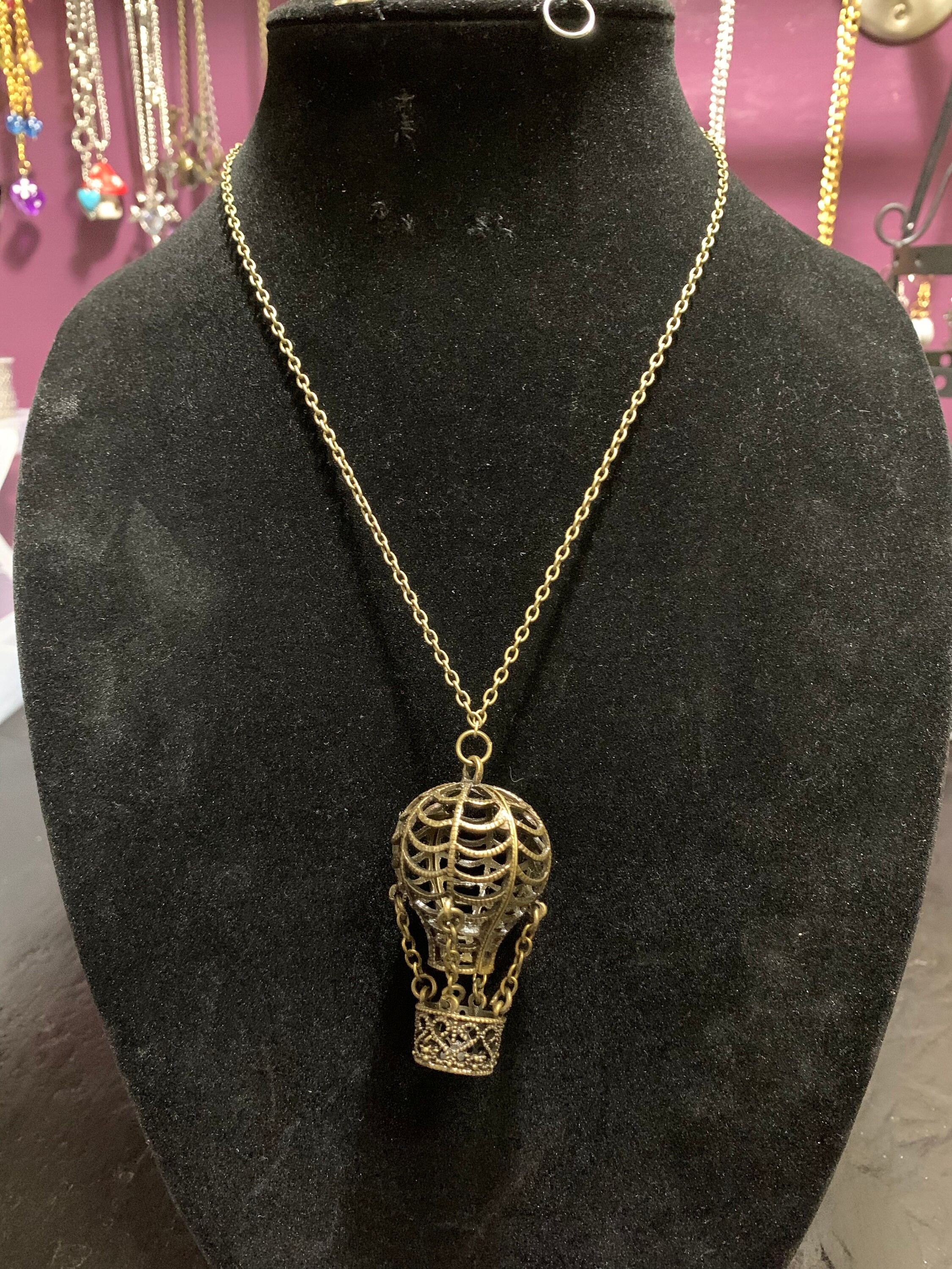 Hot Air Balloon Necklace - Etsy