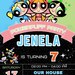 Cartoon Power Invitation Cartoon Invitation Girls Birthday Invitation ...