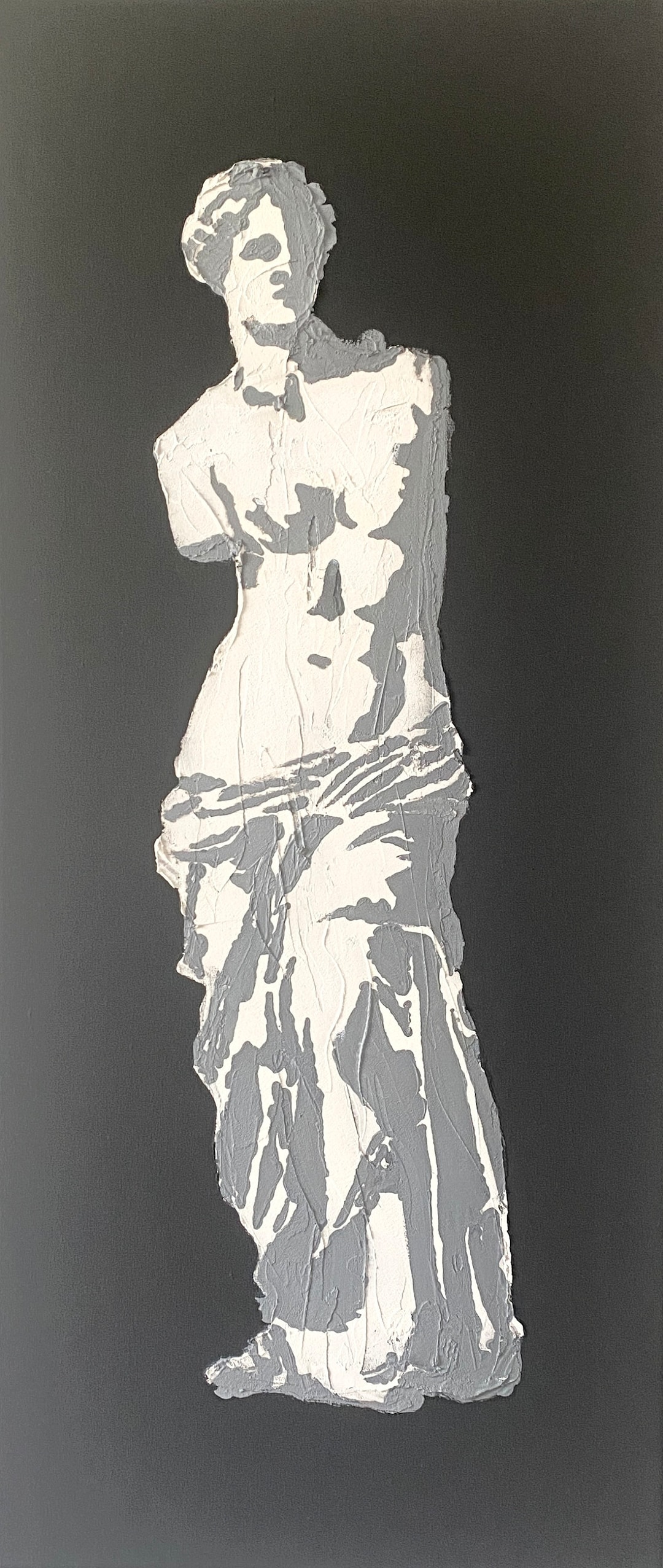 Venus De Milo, Original Acrylic Painting on Canvas, Woman Beauty, Wall ...