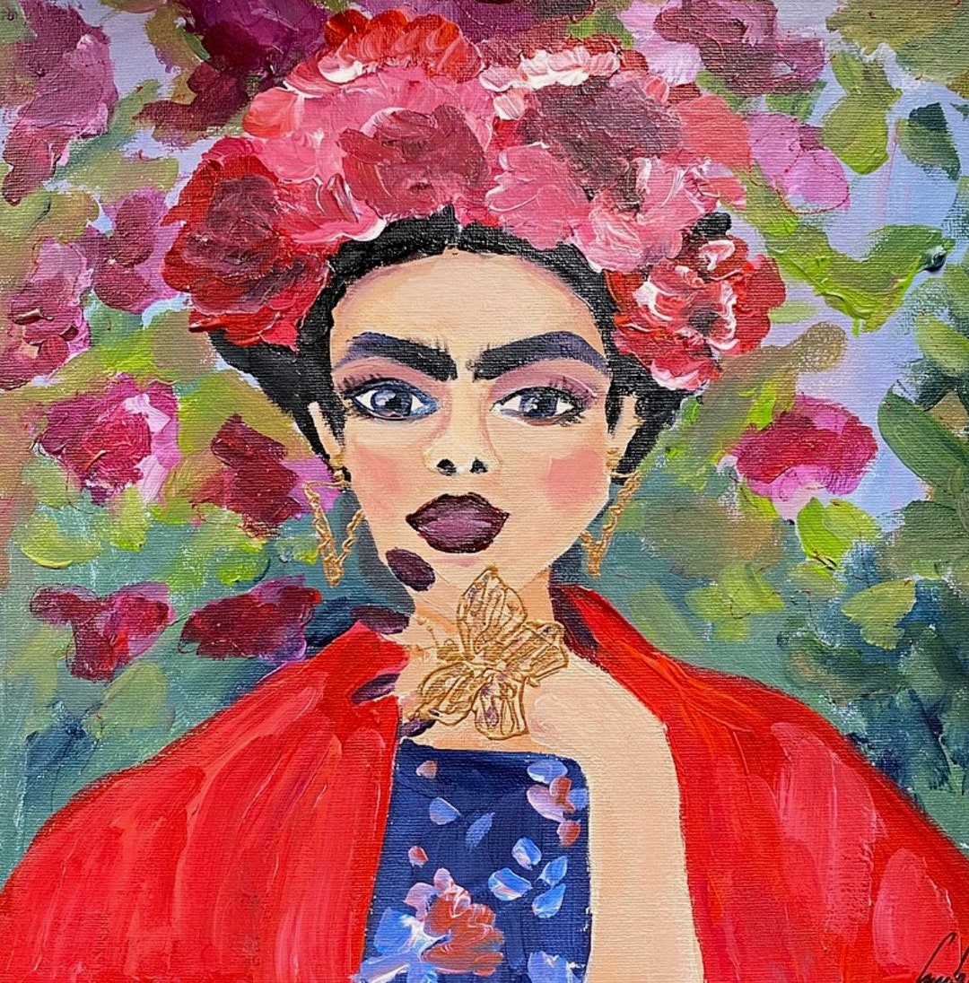 Frida Kahlo, Frida Portrait Painting, Original Acrylic Painting on ...