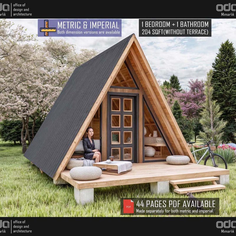 Modern Small Cabin Design - Etsy