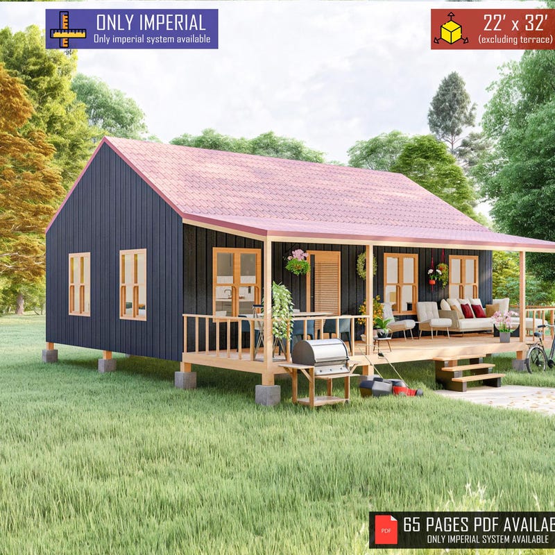 1000 Sqft House Floor Plans - Etsy