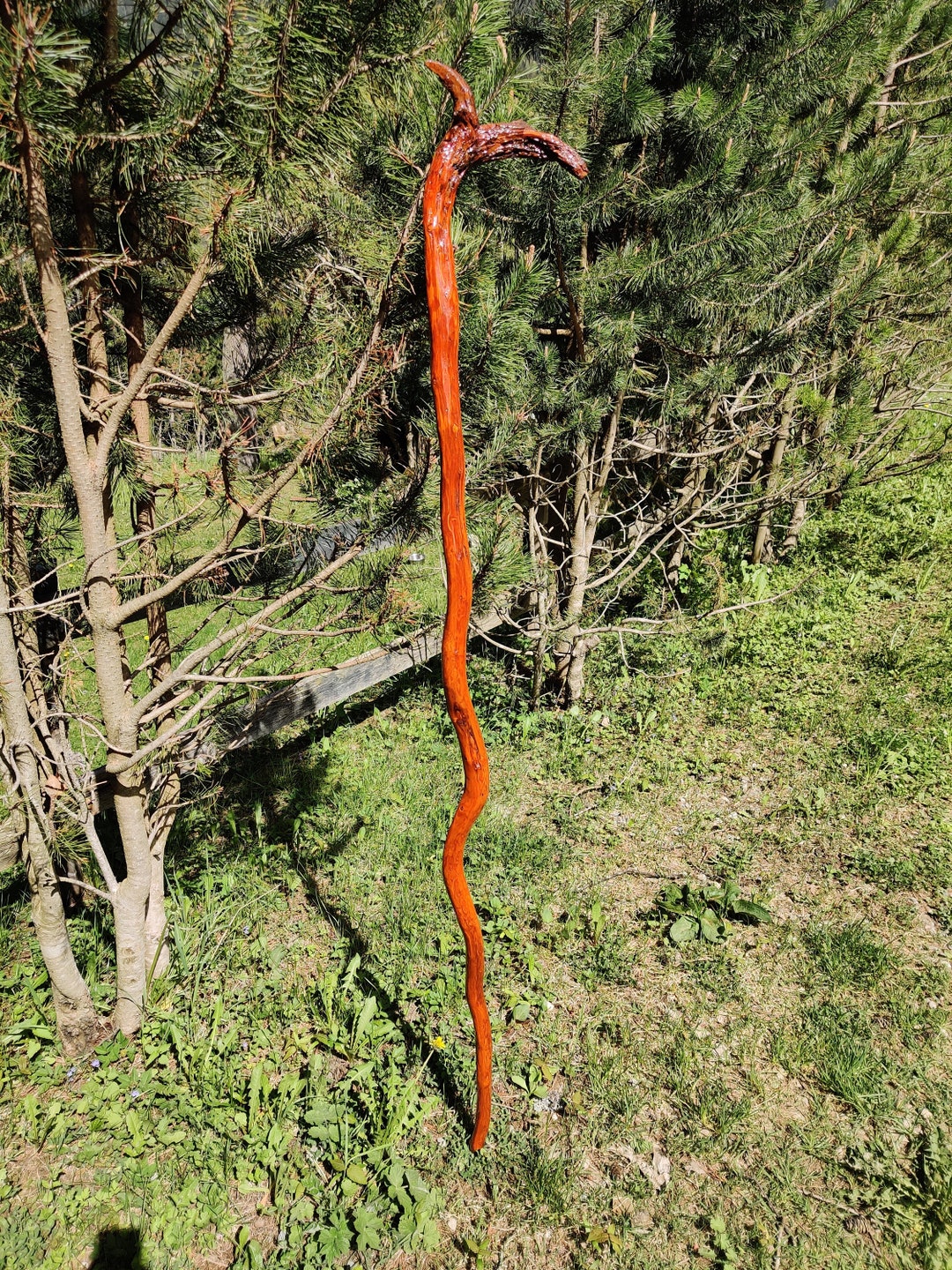 Wooden Walking Stick, Cosplay Cane, Wanderstock - Etsy