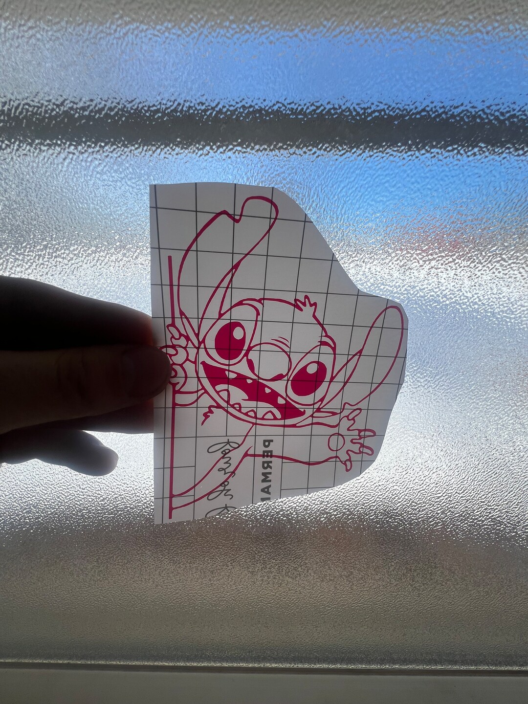 Stitch Window Decal - Etsy