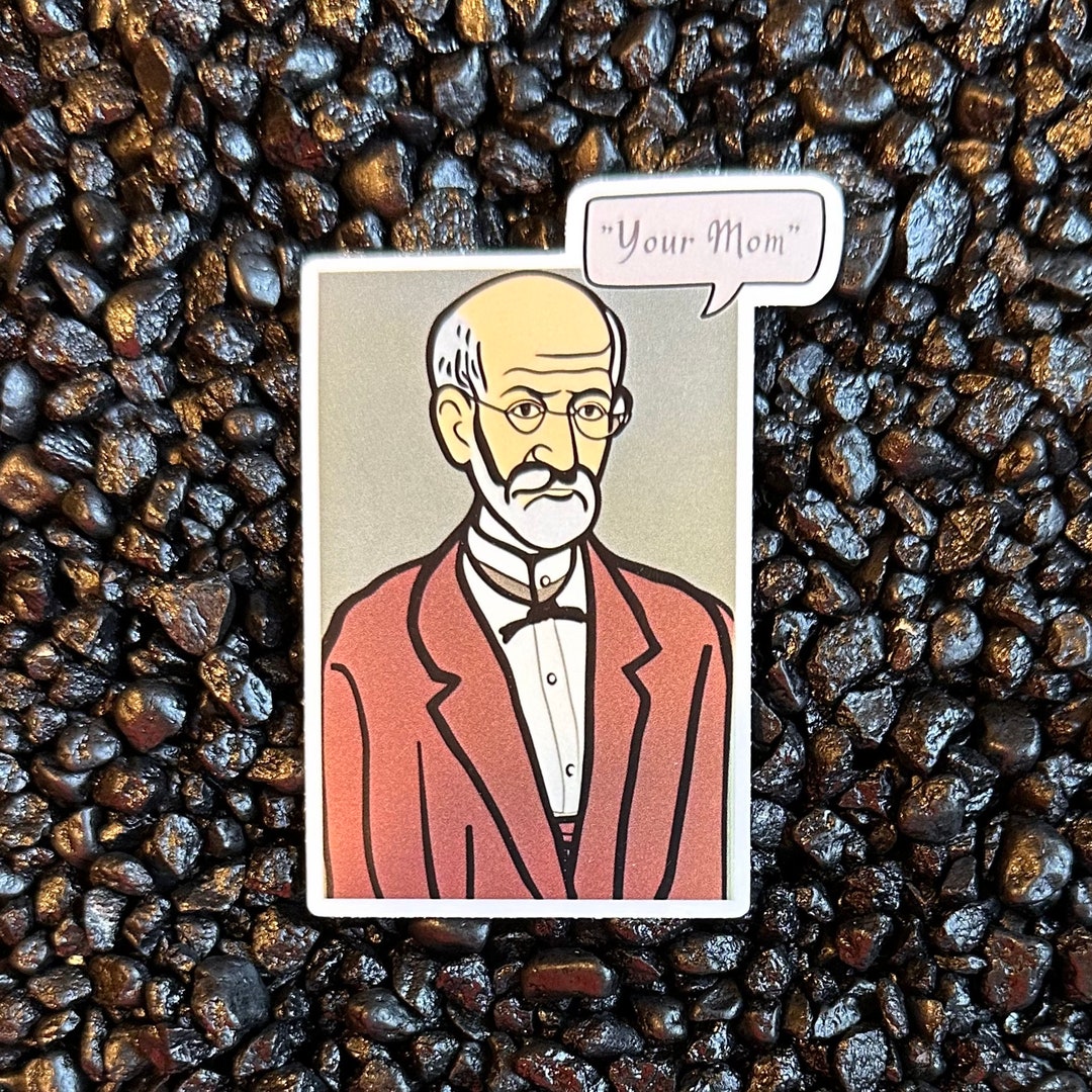 Freud "your Mom" Sticker - Etsy
