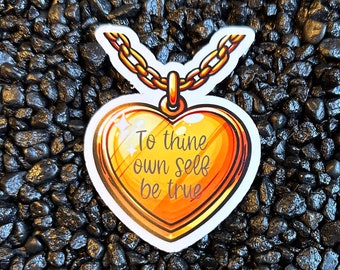 To Thine Own Self Be True Temporary Fake Tattoo Sticker set of 2 - Etsy