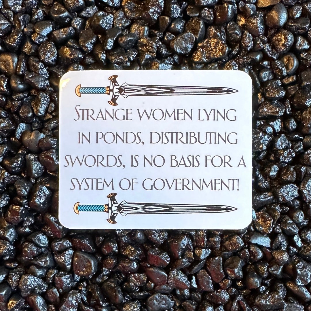 Monty Python, Strange Women Sticker - Etsy