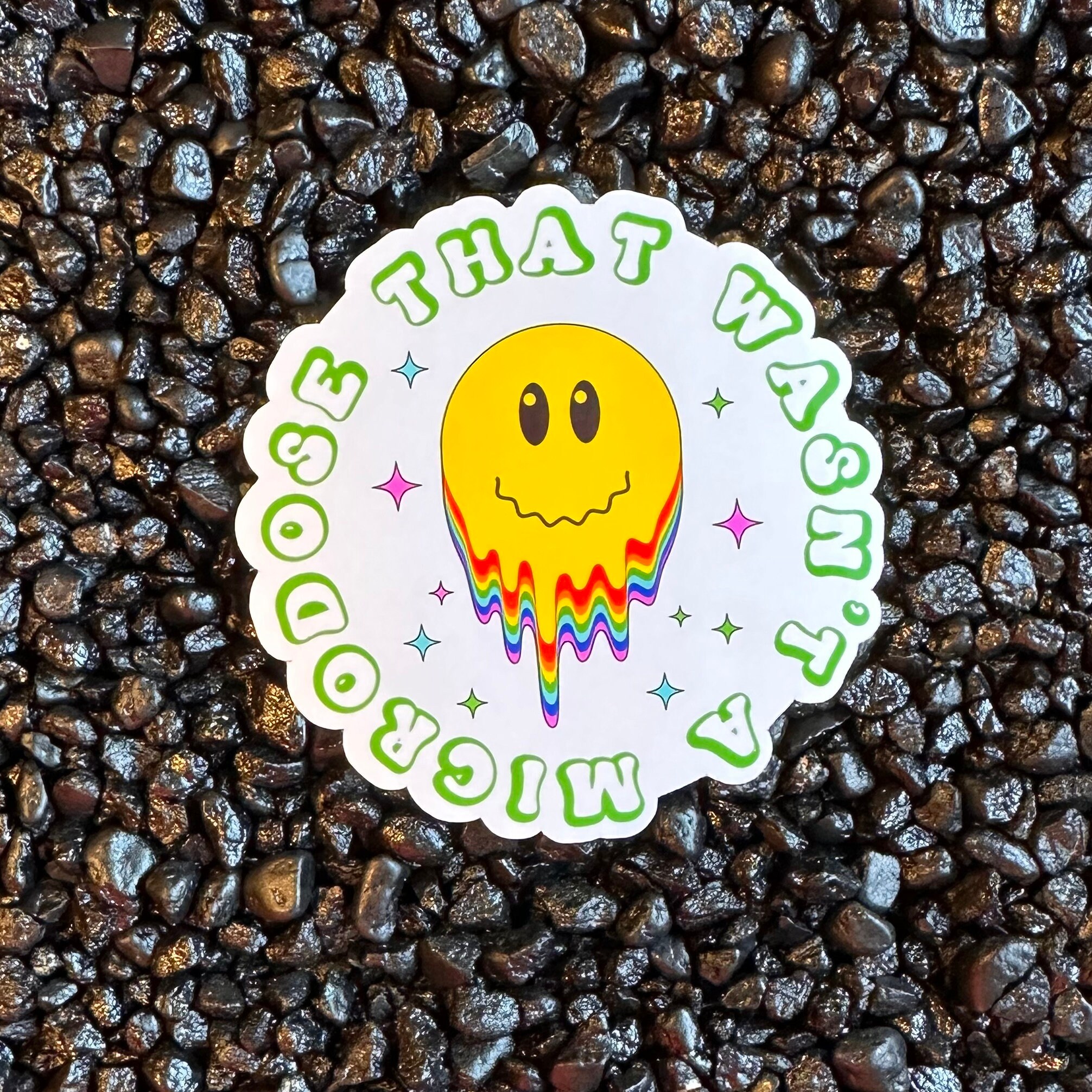 That Wasn't a Microdose Sticker - Etsy