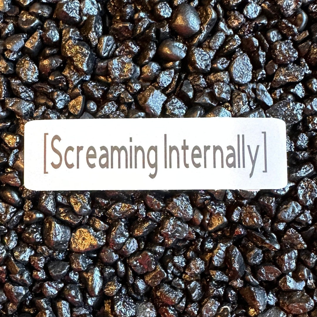 Screaming Internally Sticker - Etsy