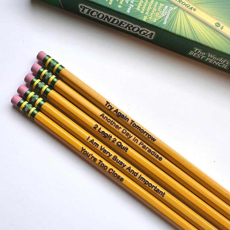 Funny Pencils - Etsy UK
