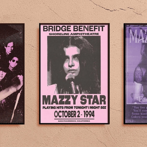Mazzy Star Posters - Etsy