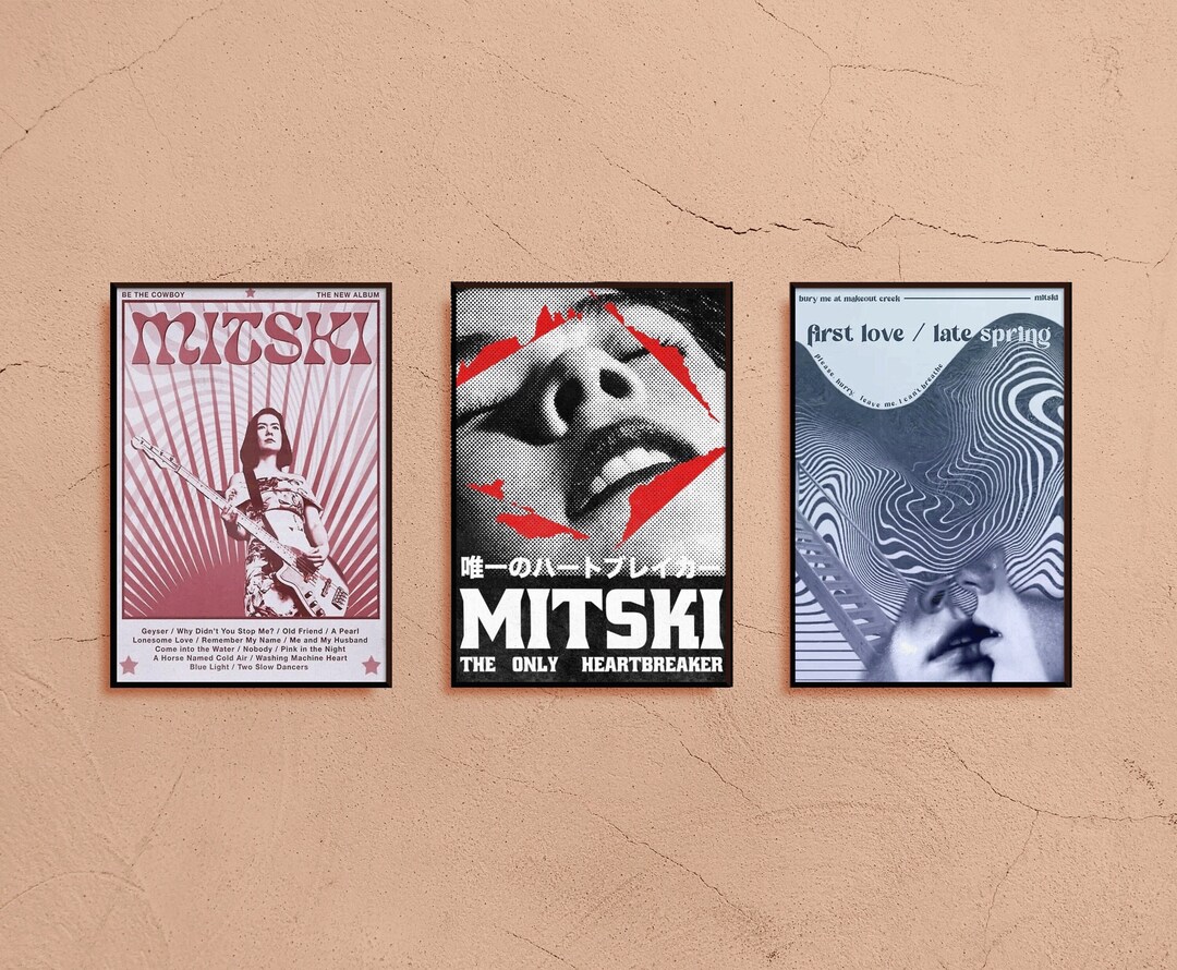 Mitski Poster Prints Home Wall Art Decor Album Music Print - Etsy