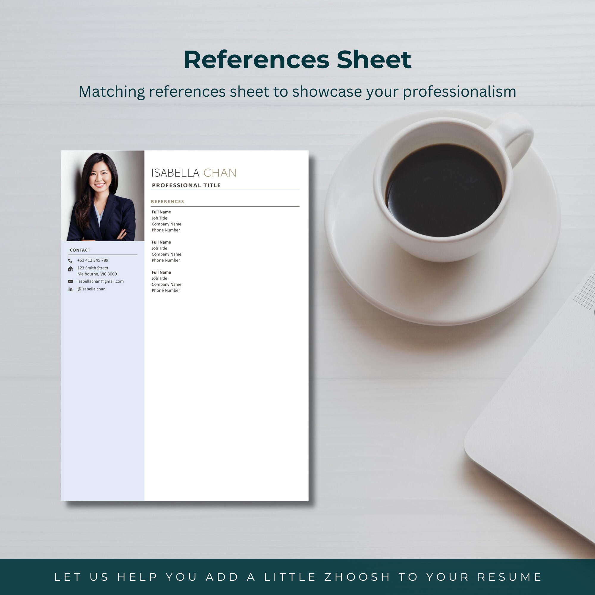 Resume Resume Template Cover Letter Cover Letter Template - Etsy