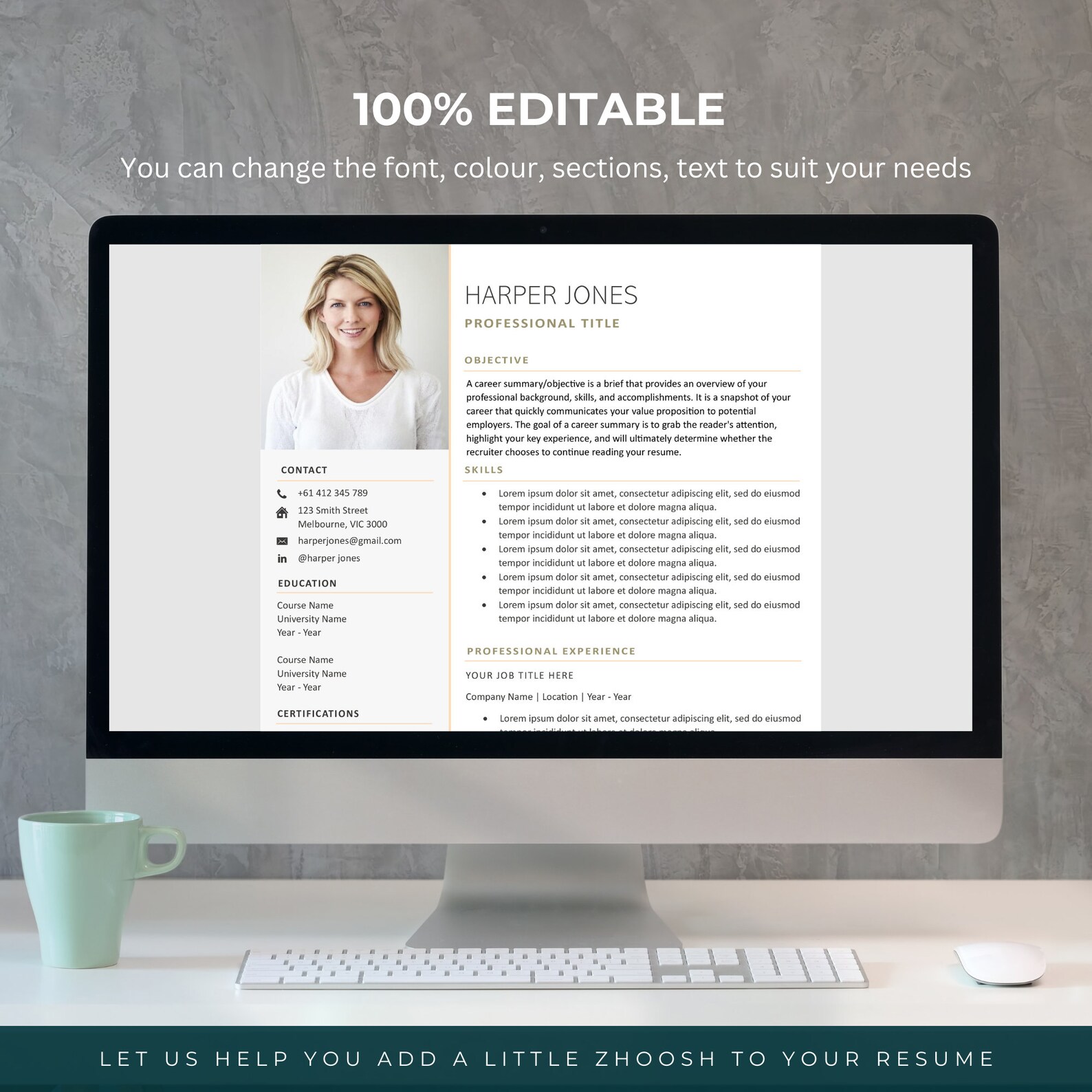 Resume, Resume Template, Cover Letter, Cover Letter Template, Resume ...