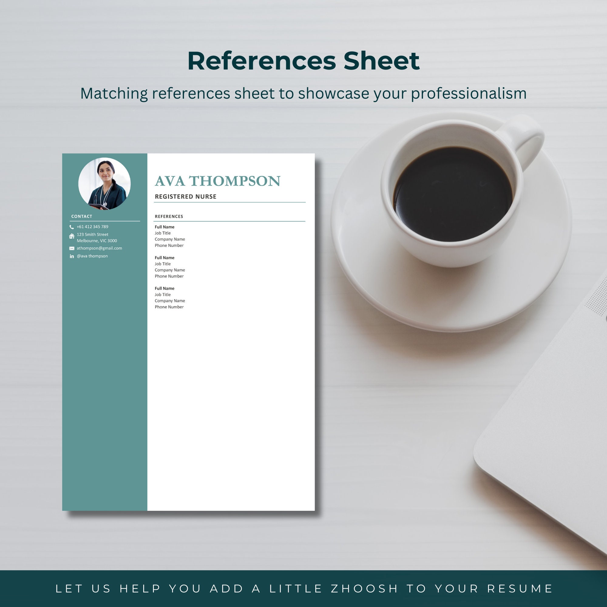 Resume Resume Template Cover Letter Cover Letter Template - Etsy
