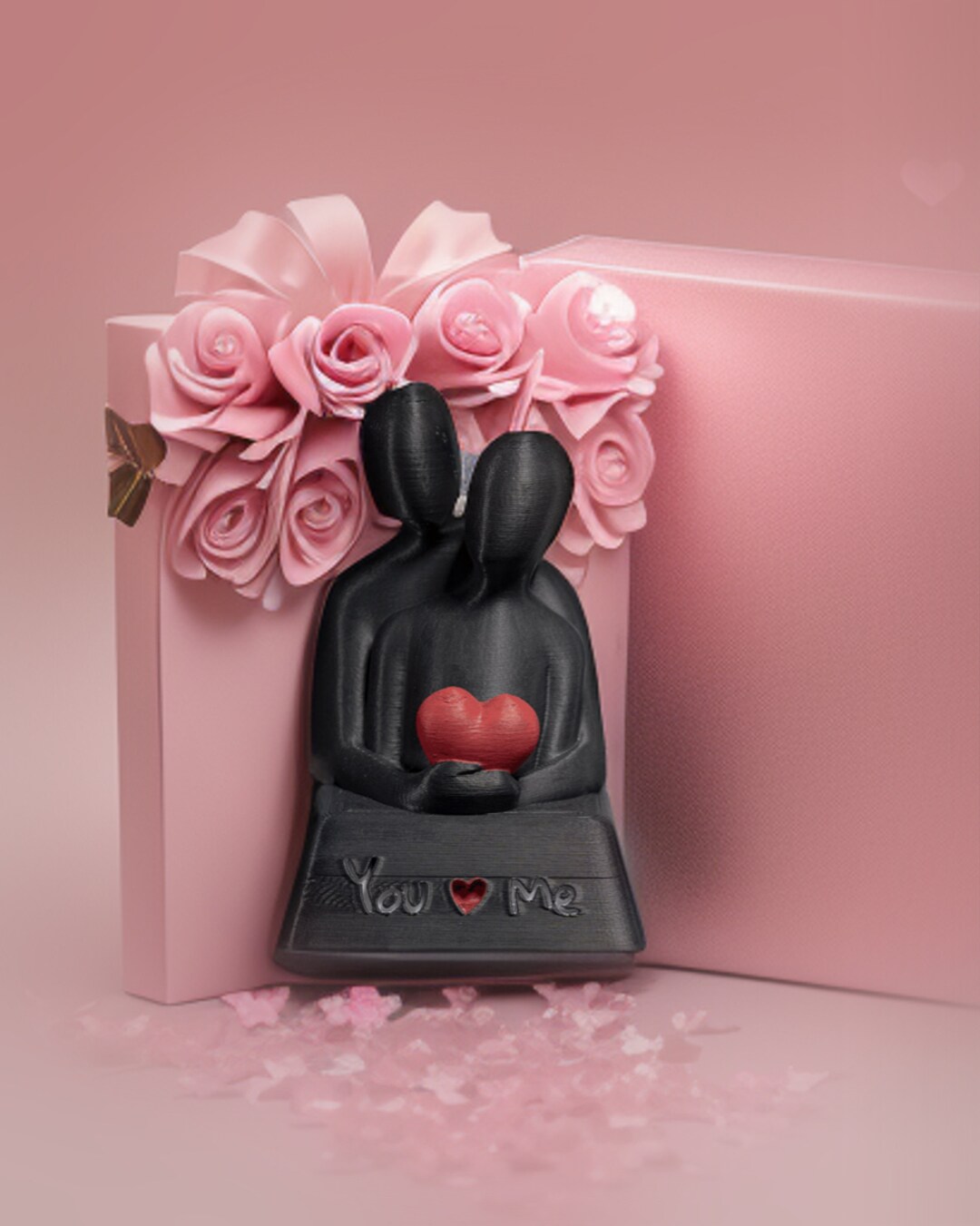 3d Printed Genderless Couples Sculptures - Etsy