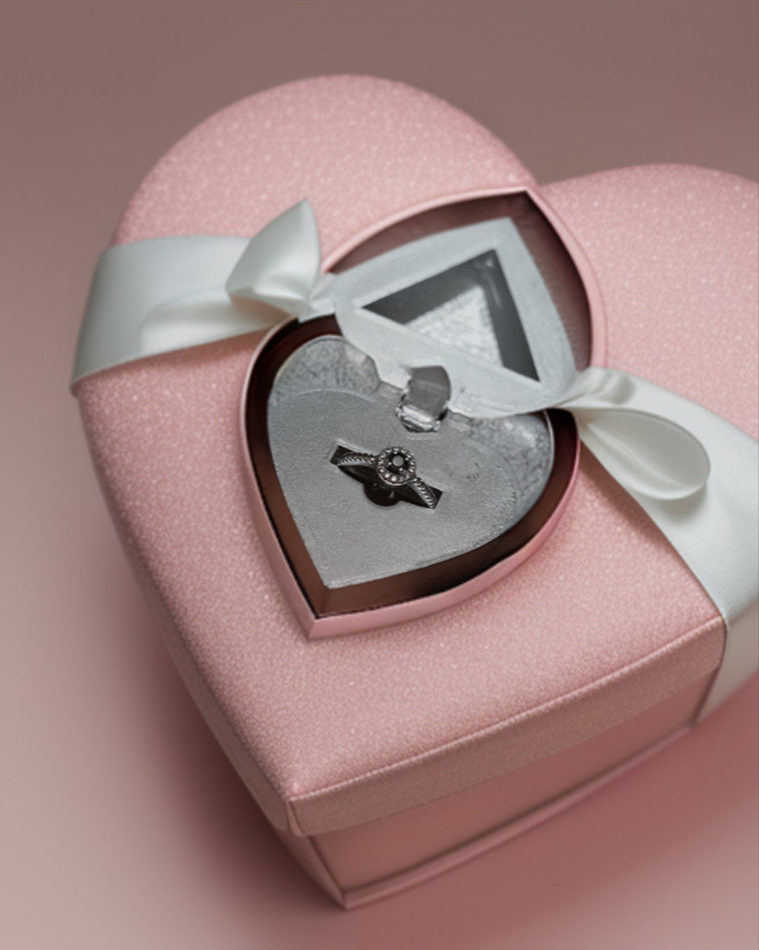 Personalized 3D Printed Engagement Ring Box Presentation Box - Etsy