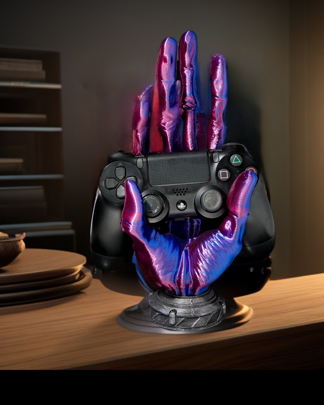 3D Printed 6-finger Alien Hand Controller Holder, Alien Joystick Holder ...