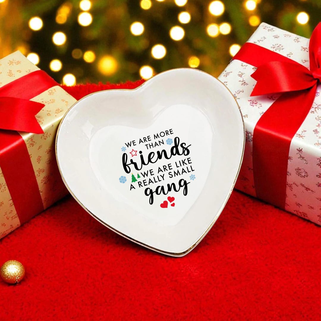 Friendship Ring Dish, Personalized Friendship Christmas Jewelry Tray ...