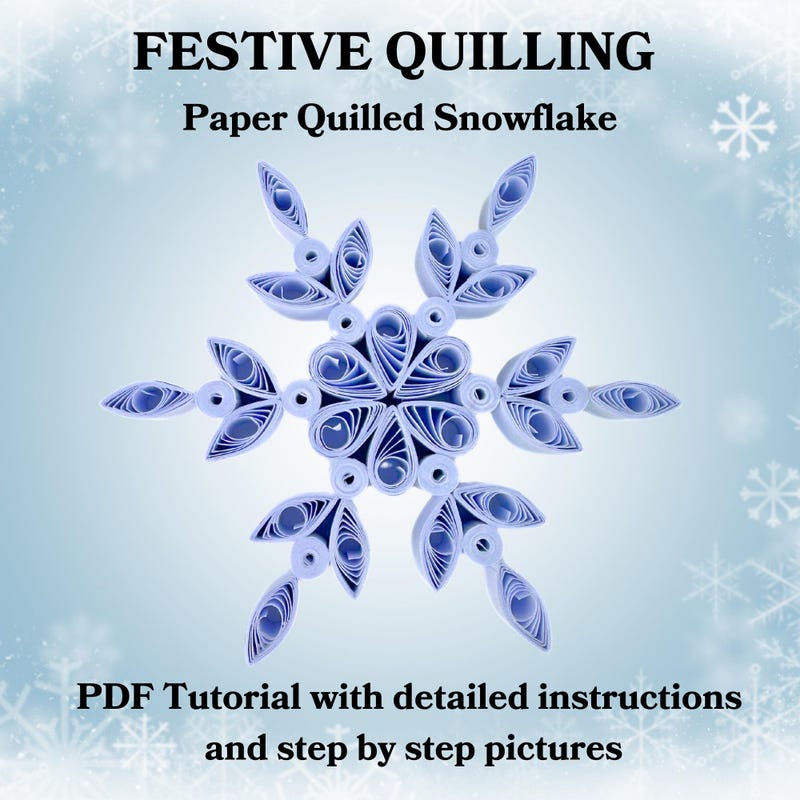 Quilling Xmas Decorations - Etsy