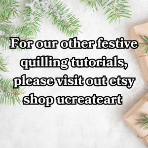 Festive Quilling Holly Leaves and Berries PDF Tutorial – How to Make ...