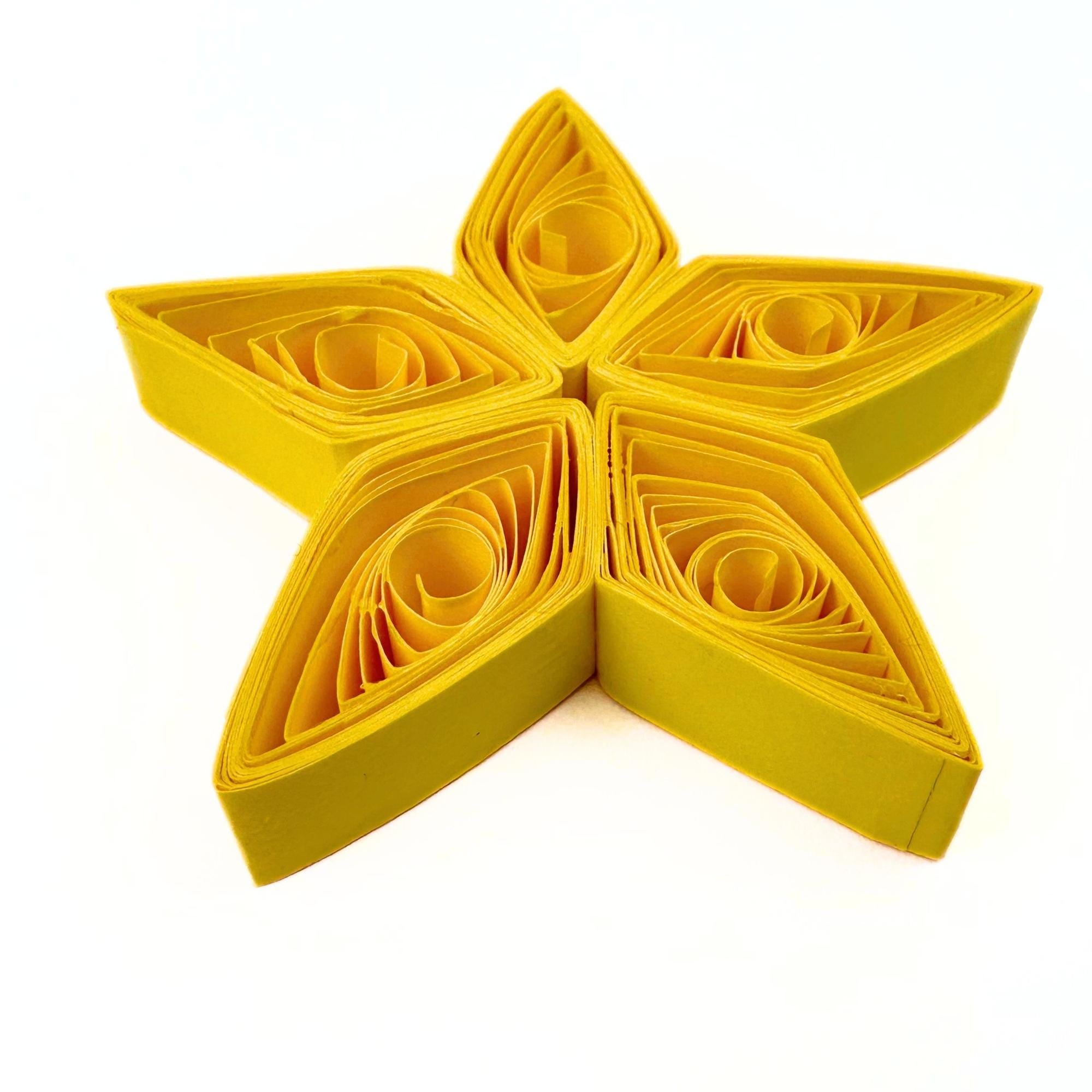 Festive Quilling Christmas Star PDF Tutorial – How to Make Paper ...