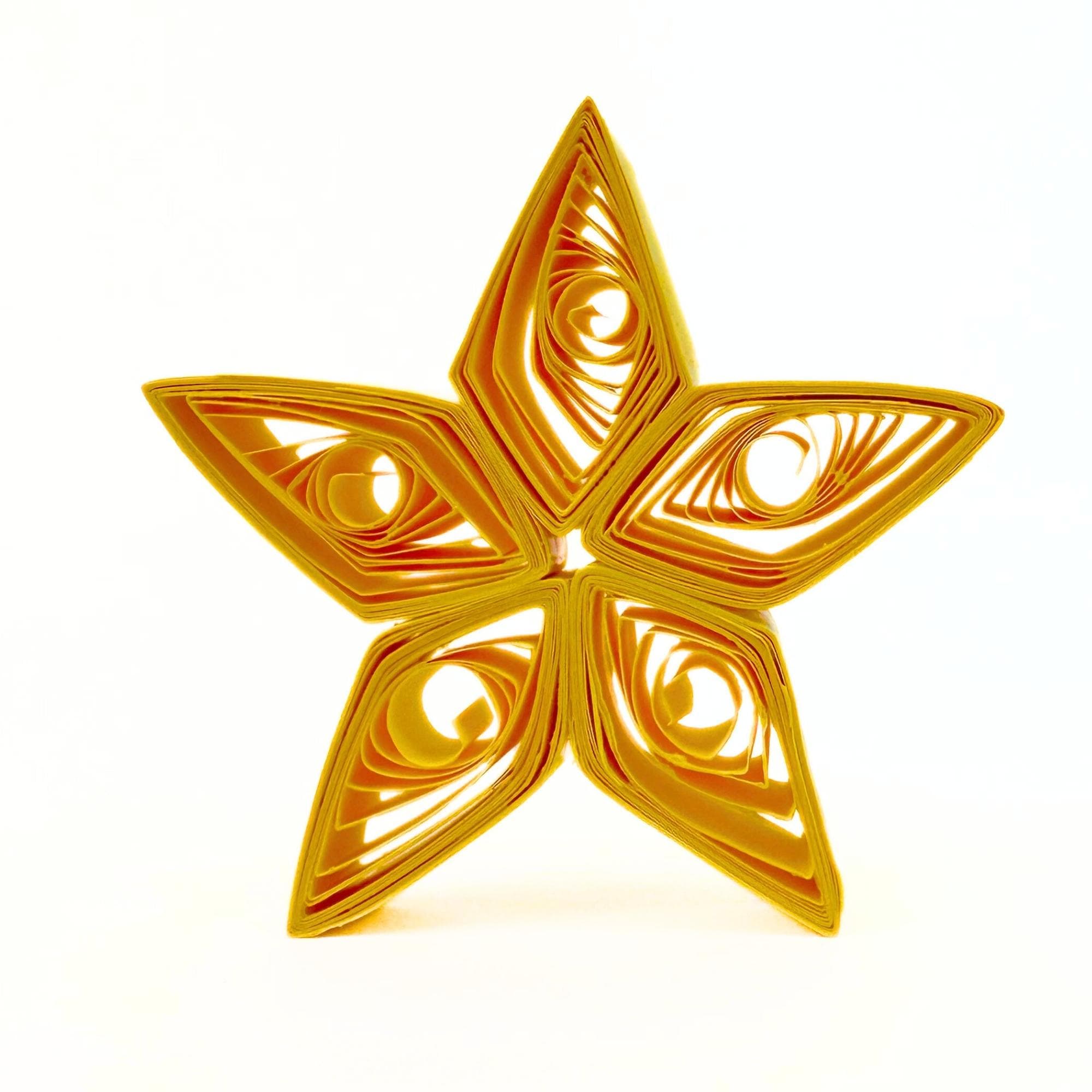 Festive Quilling Christmas Star PDF Tutorial – How to Make Paper ...