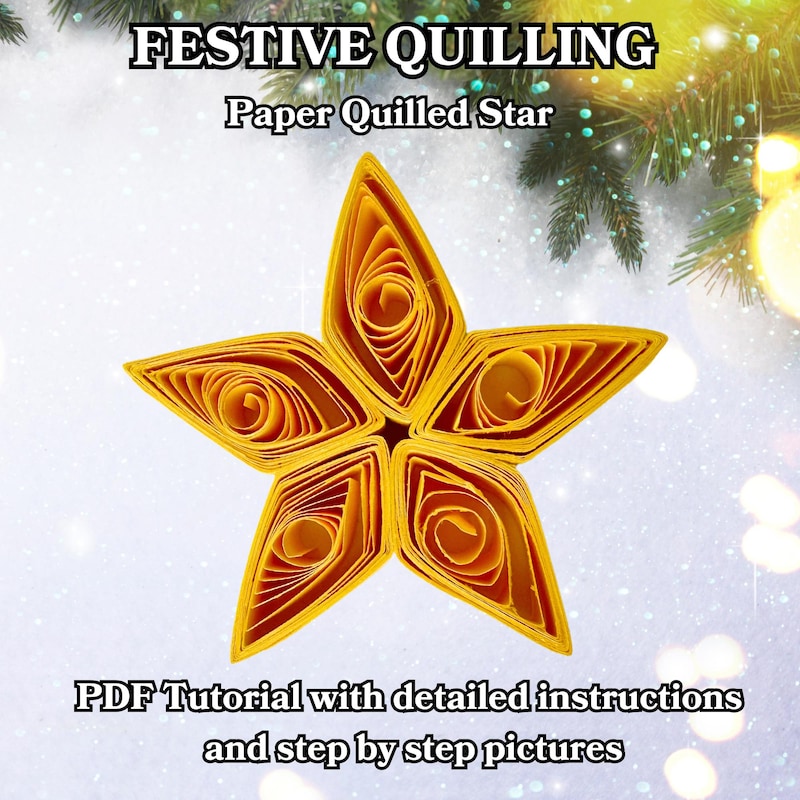 Quilling Star Ornament - Etsy