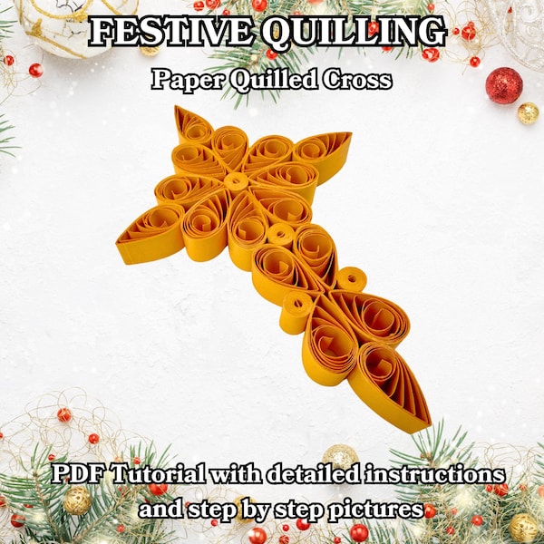 Quilled Cross - Etsy