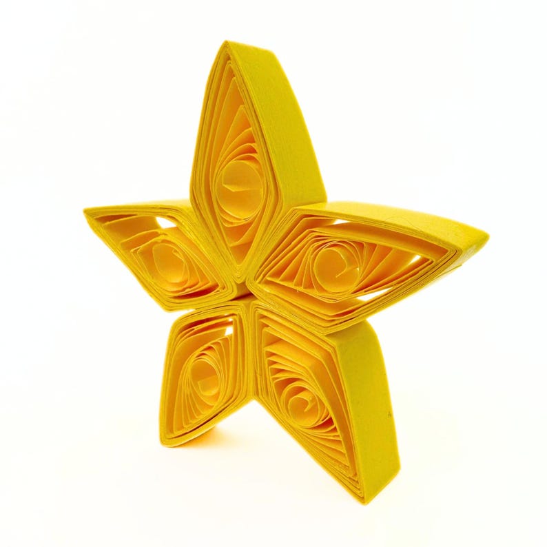 Quilling Christmas Star PDF Tutorial – Paper Holiday Ornament - Etsy