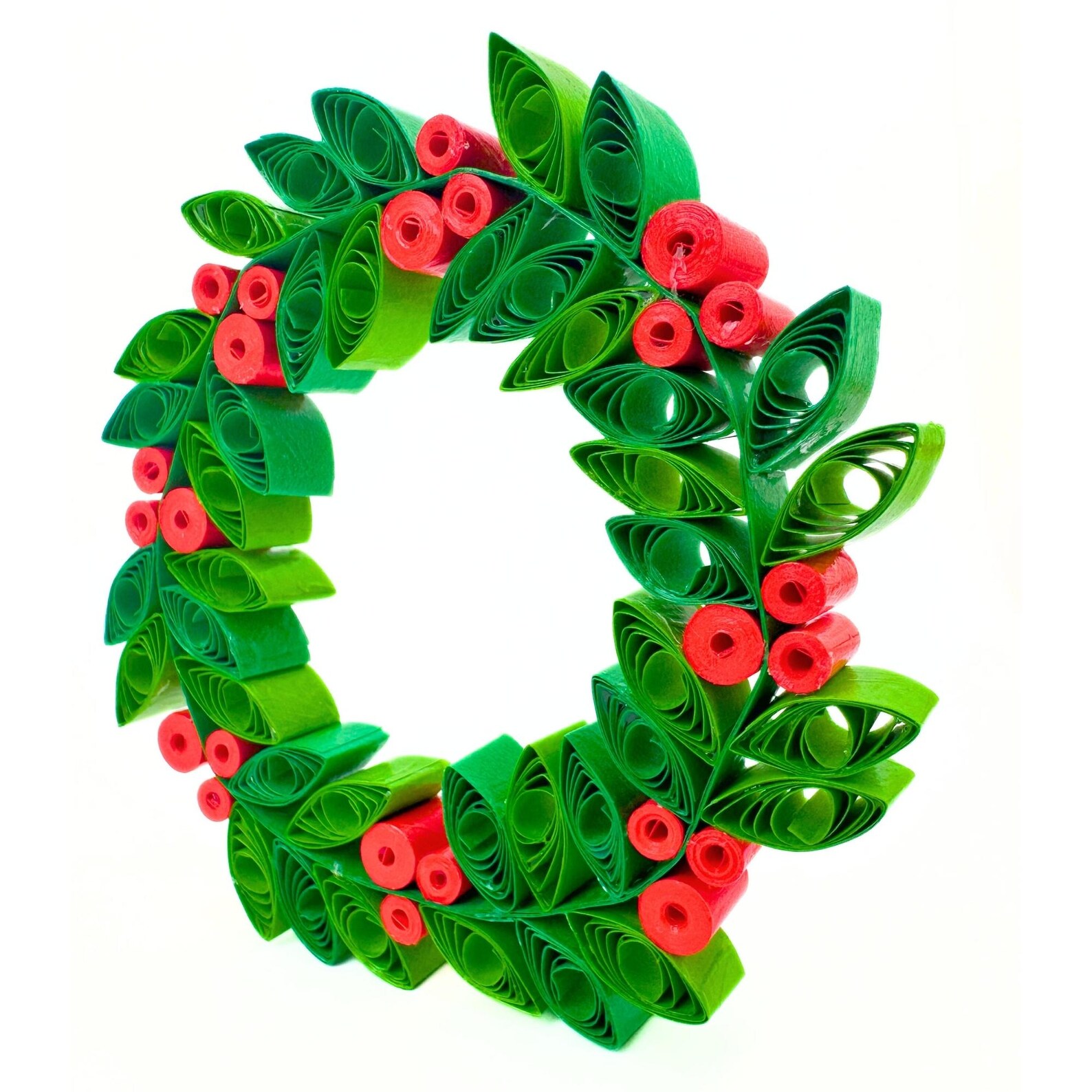 Quilling Christmas Wreath Tutorial – Paper Holiday Ornament (PDF ...