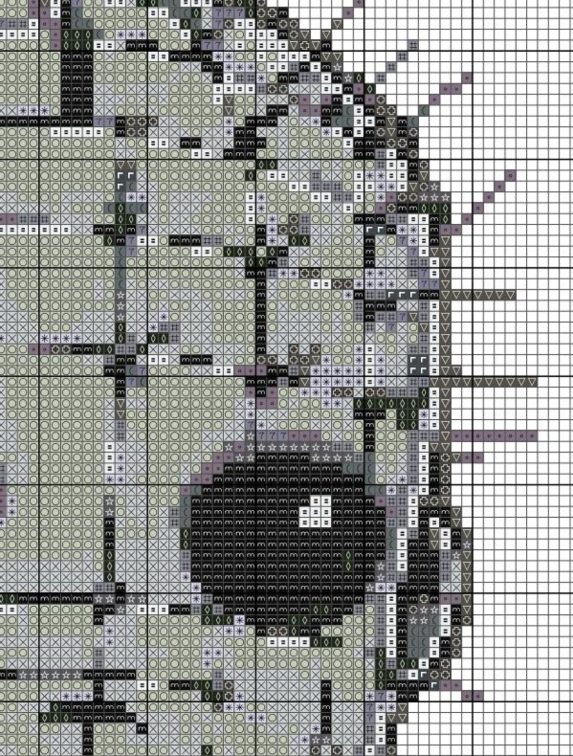 Chibi Pinhead Cross Stitch Pattern - Etsy