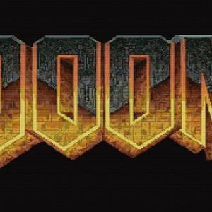 Doom Logo Cross Stitch Pattern - Etsy