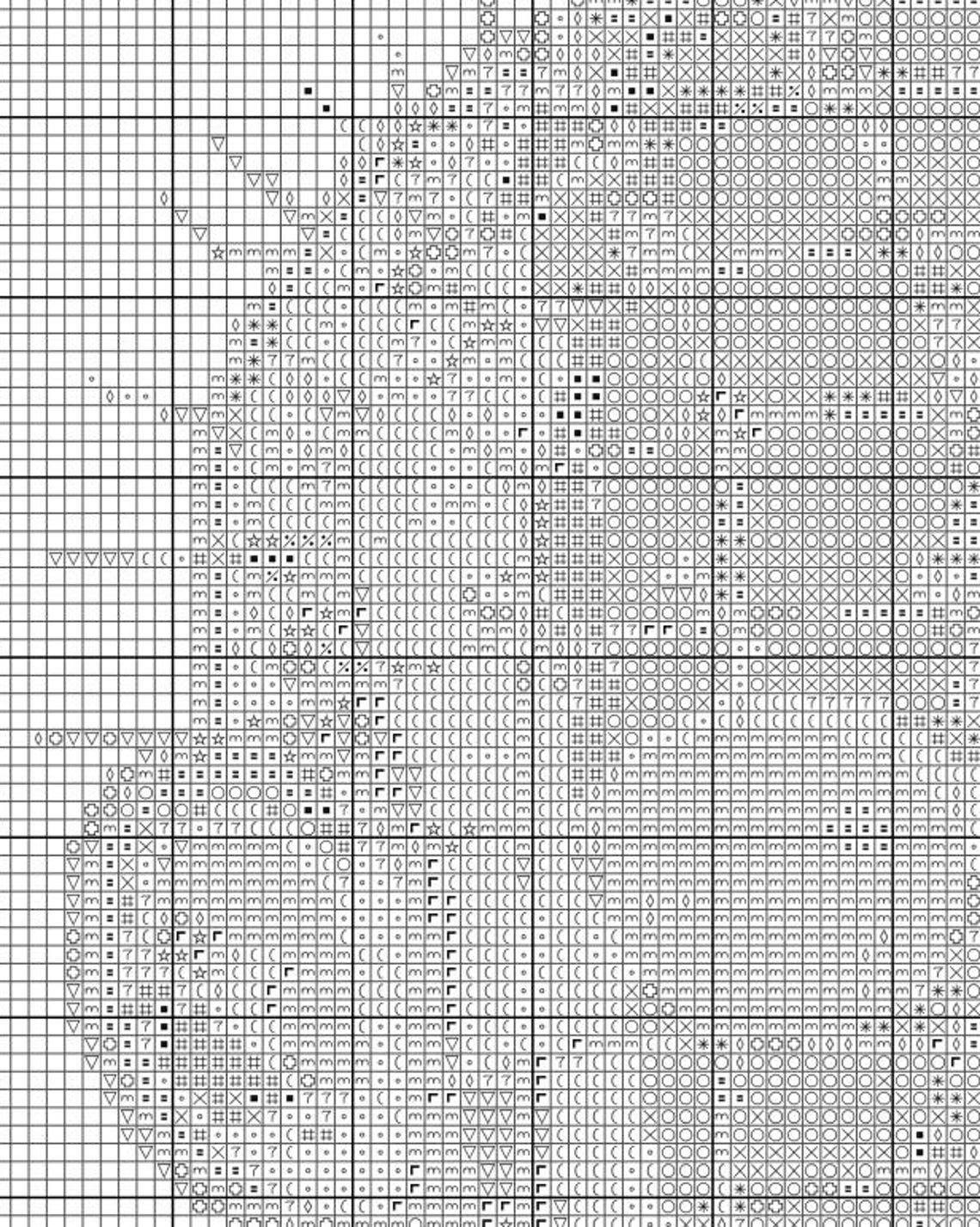 Chibi Pinhead Cross Stitch Pattern - Etsy