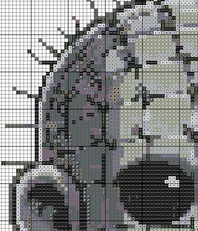 Chibi Pinhead Cross Stitch Pattern - Etsy