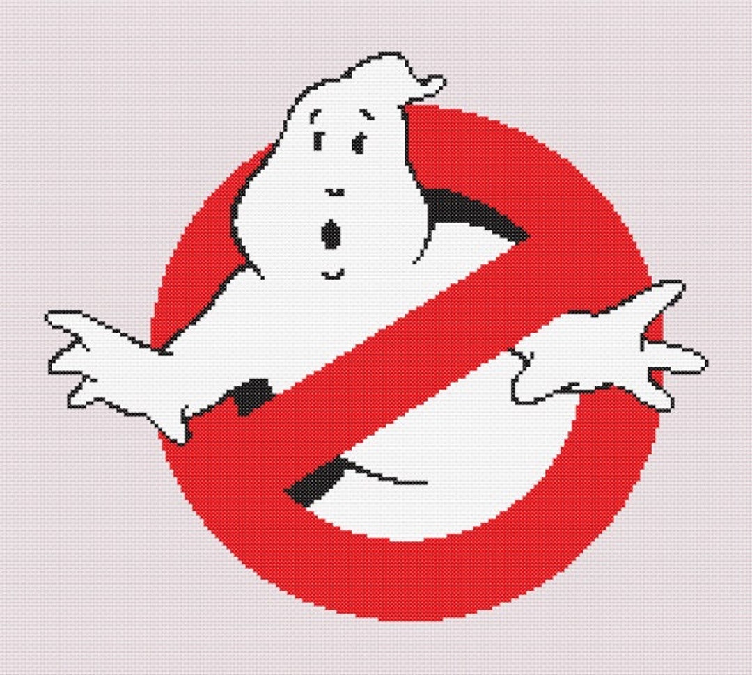 Ghostbusters Logo Cross Stitch Pattern - Etsy
