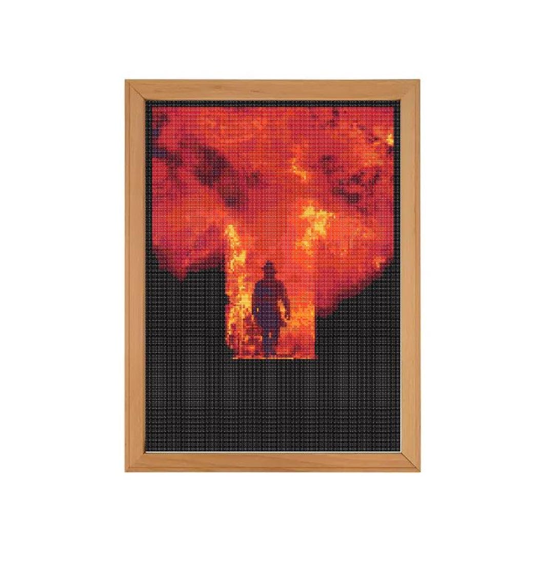 Backdraft Movie Poster Cross Stitch Pattern - Etsy