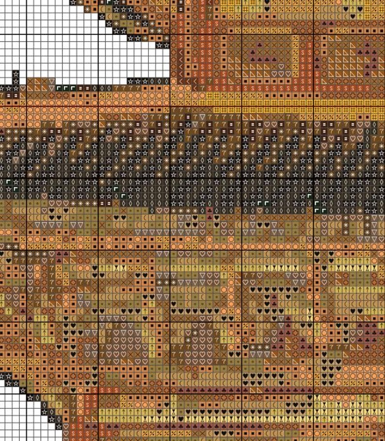 Hanok Cross Stitch Pattern - Etsy