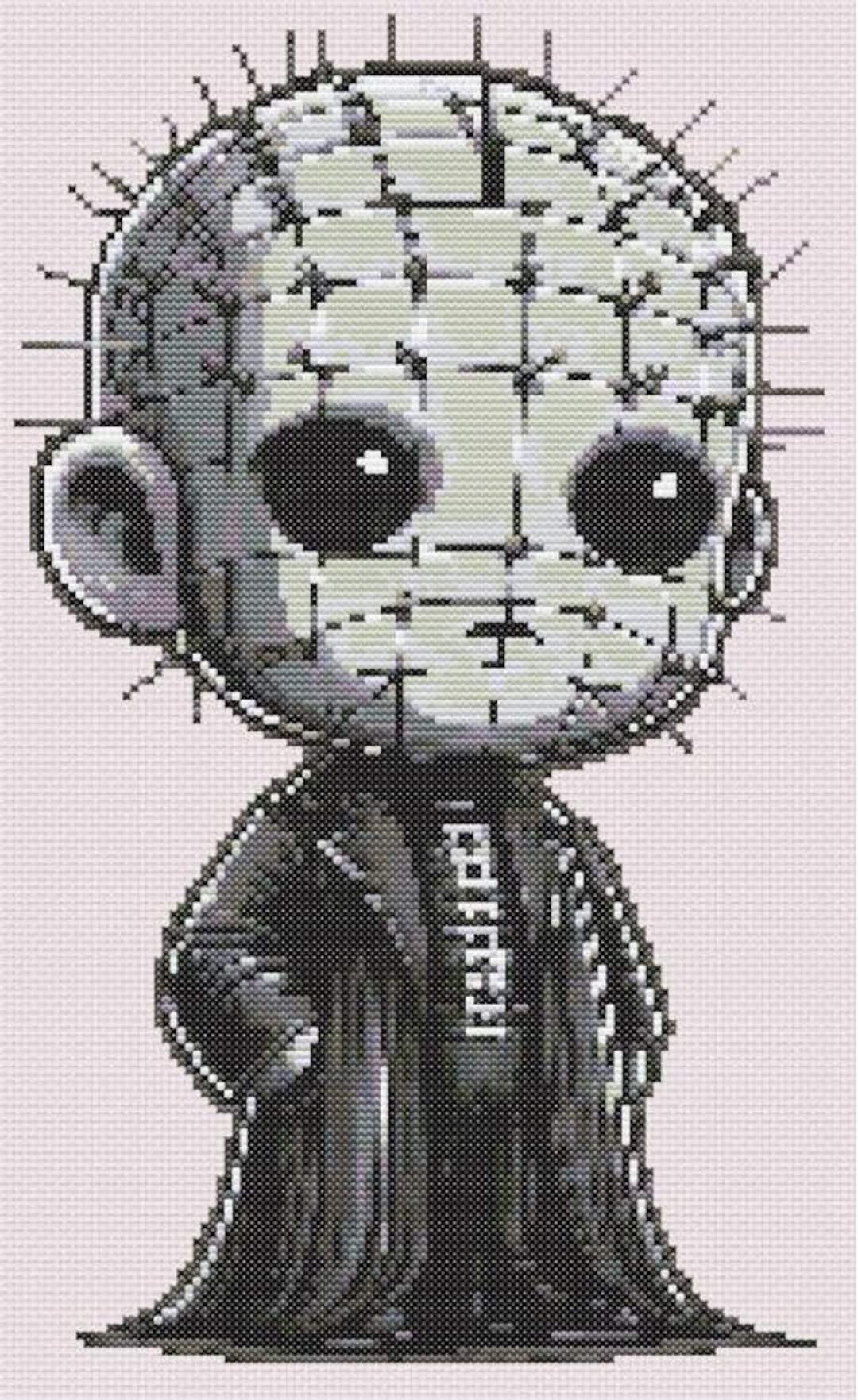 Chibi Pinhead Cross Stitch Pattern - Etsy