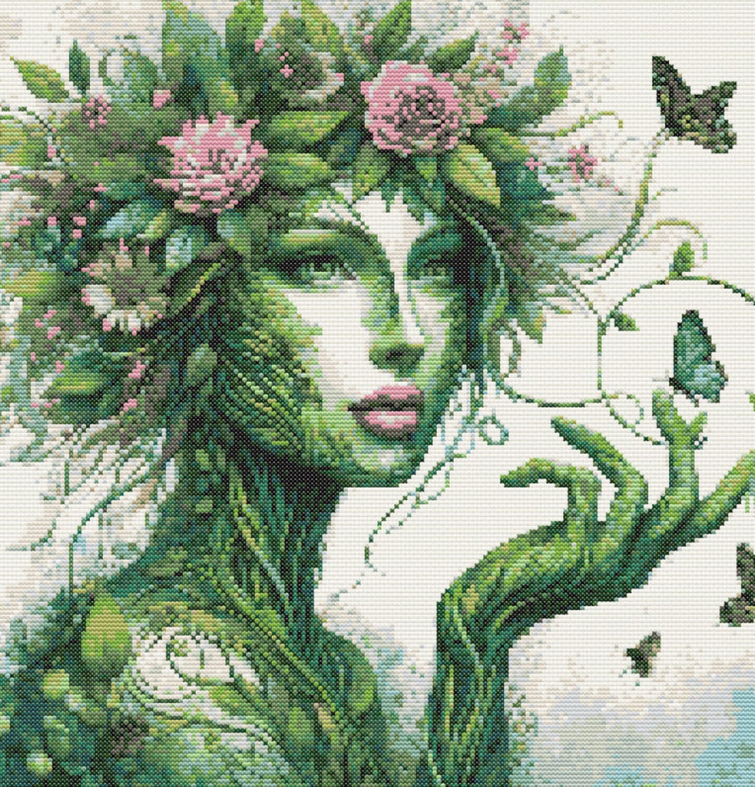 Mother Nature Cross Stitch Pattern - Etsy